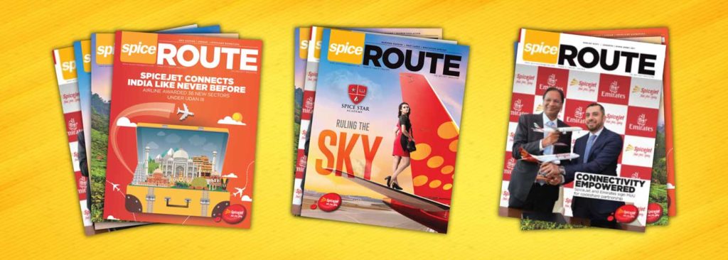 SpiceRoute Magazine Advertisement - Inflight Magazine of Spicejet