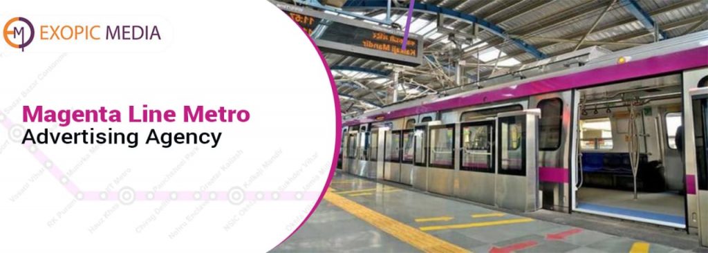 Magenta Line Advertising Rates, Magenta line metro advertising agency