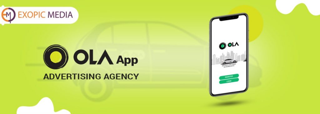 Ola App Advertising Agency in Delhi NCR, Ola Cab Advertising Rates India